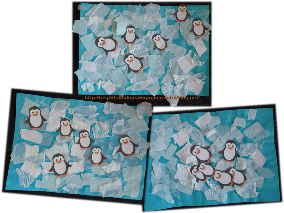 Petits pingouins sur la banquise